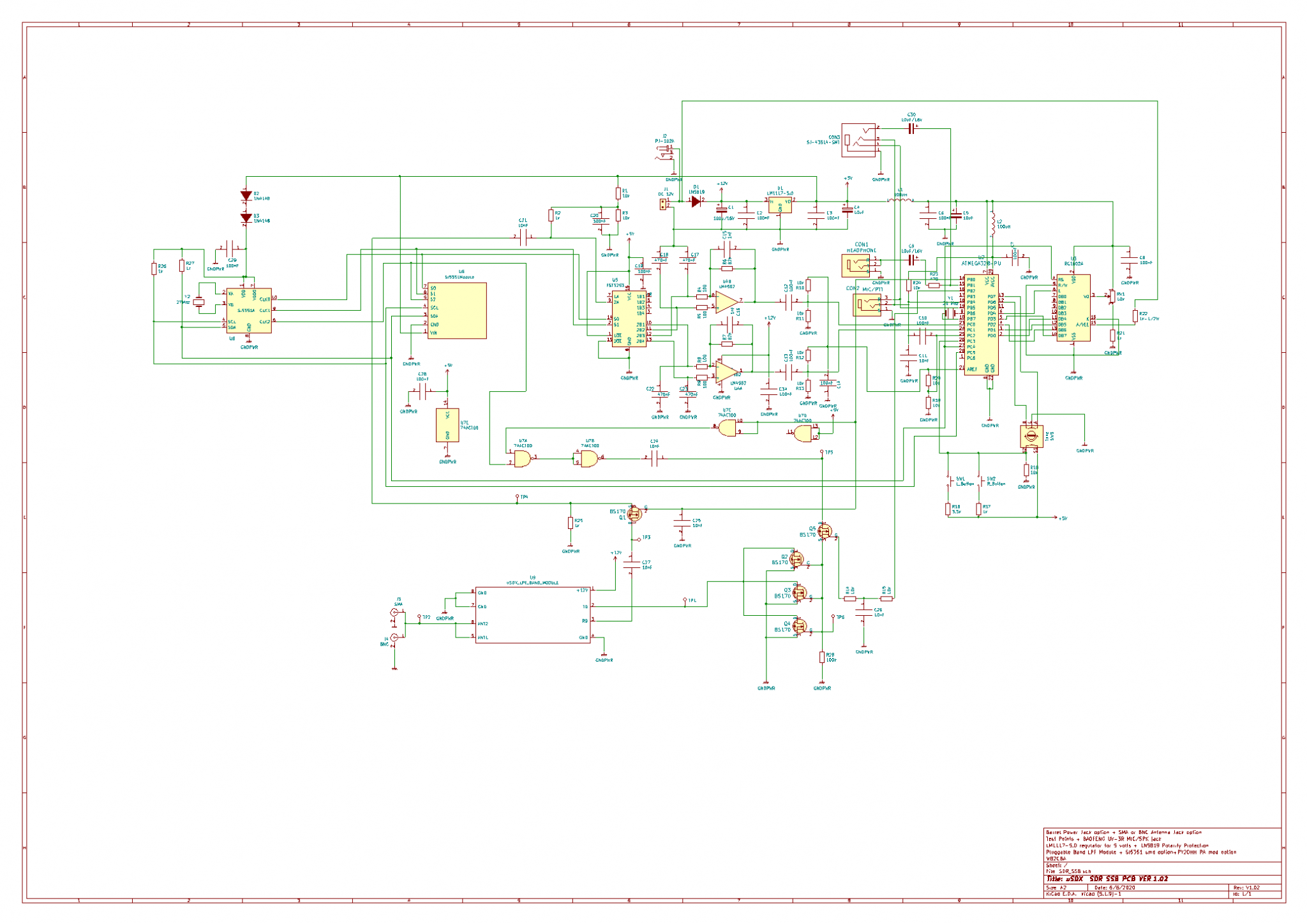 USDx — трансивер на ардуино